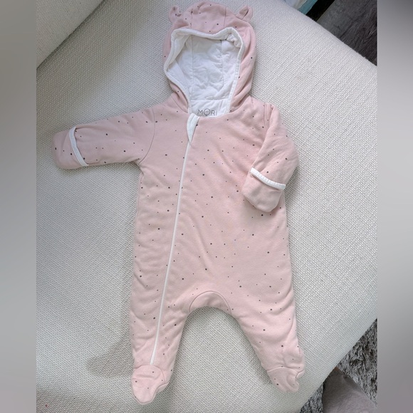 Baby Mori | One Pieces | Pramsuit 3 Months In Stardust Beautiful Blush ...